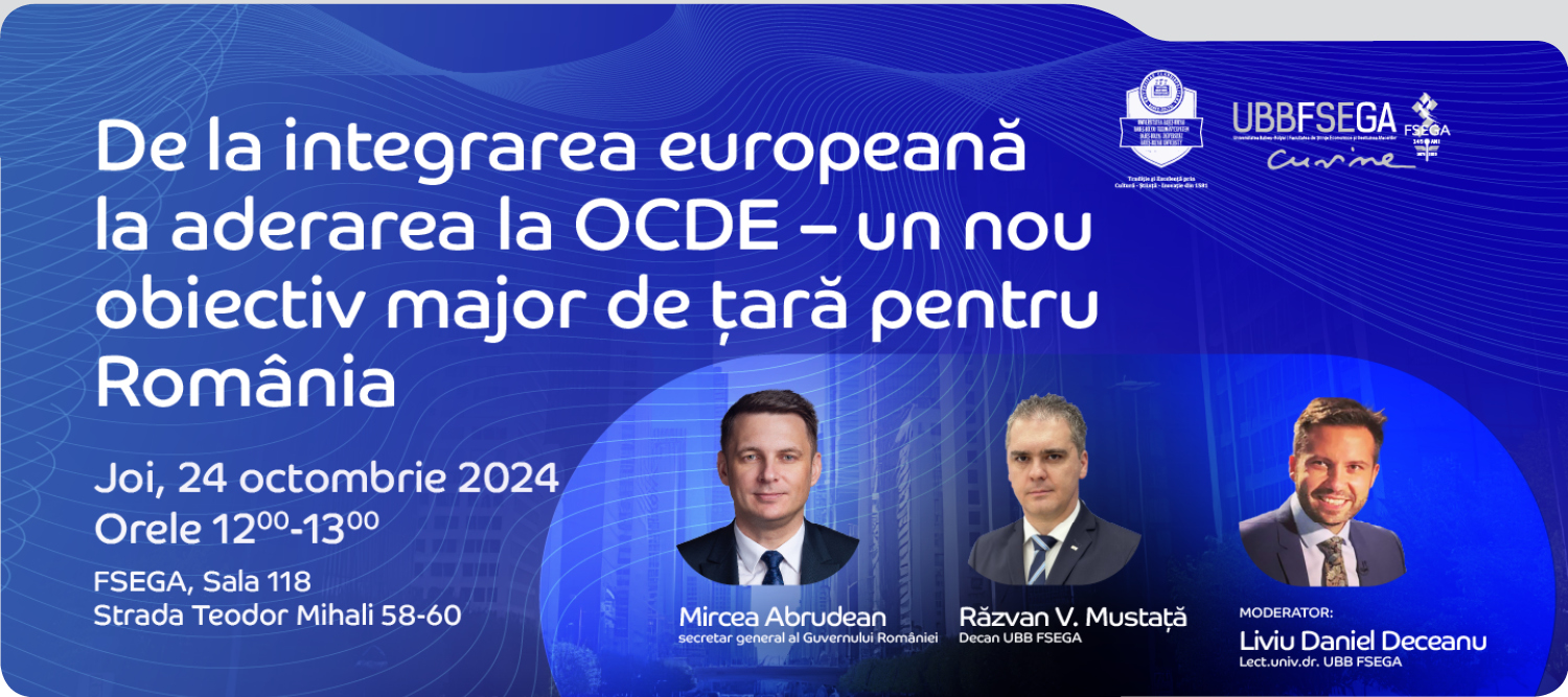 FSEGA - Facultatea de Stiinte Economice si Gestiunea Afacerilor, UBB ...